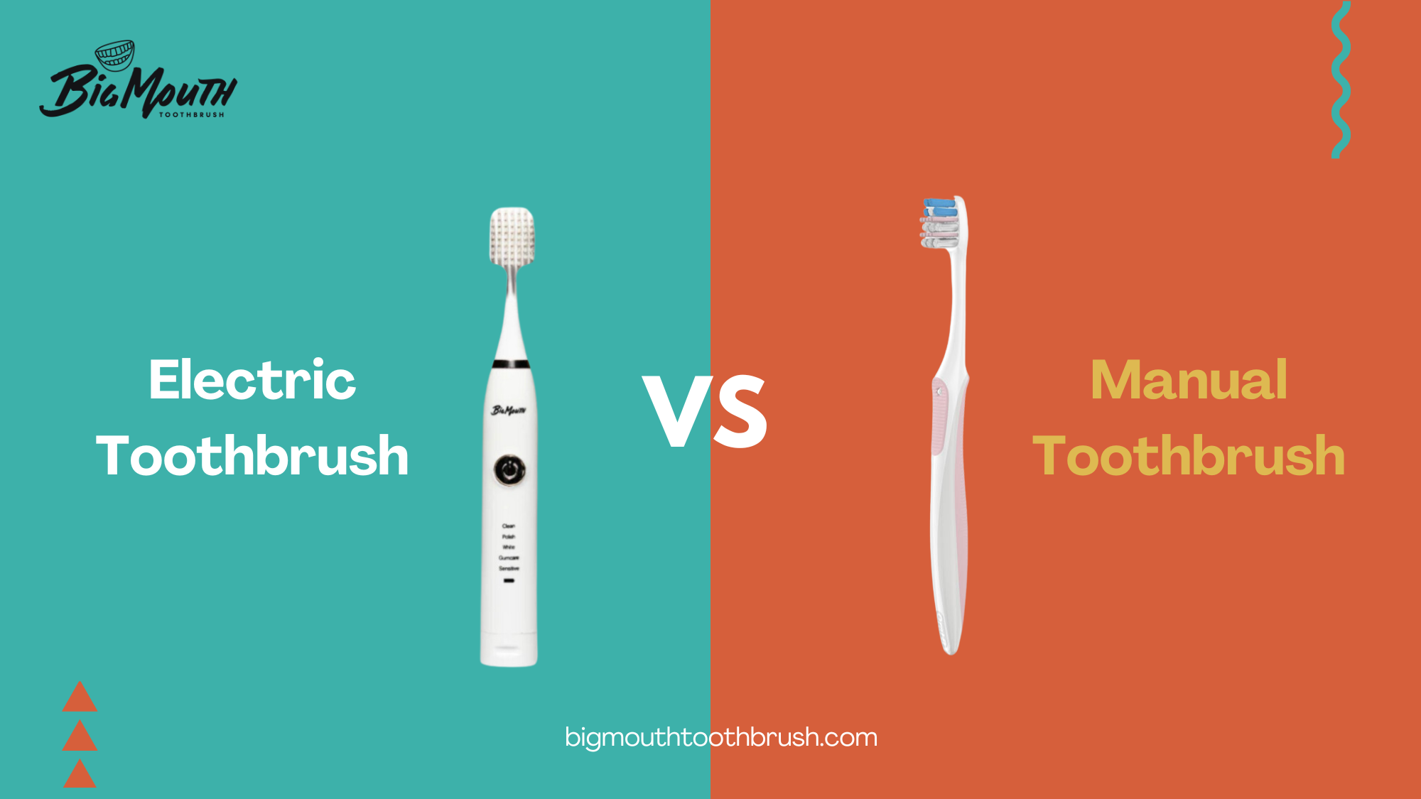 Electric Toothbrush vs. Manual Toothbrush – BigMouthToothBrush Electric Toothbrush vs. Manual Toothbrush – BigMouthToothBrush